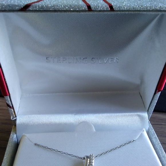 Kohl's | Jewelry | Sterling Silver Diamond Pendent Necklace Nwt | Poshmark